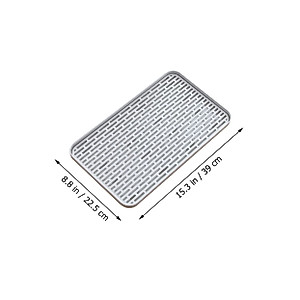 Zerodeko 1pc Drain Rack Coffee Table Tray Escurridor De para Fregadero Vegetable Tray Dish Rack Tray Appetizer Serving Platter Dish Dryer Rack Drying Mat Kitchen Tray Storage Tray
