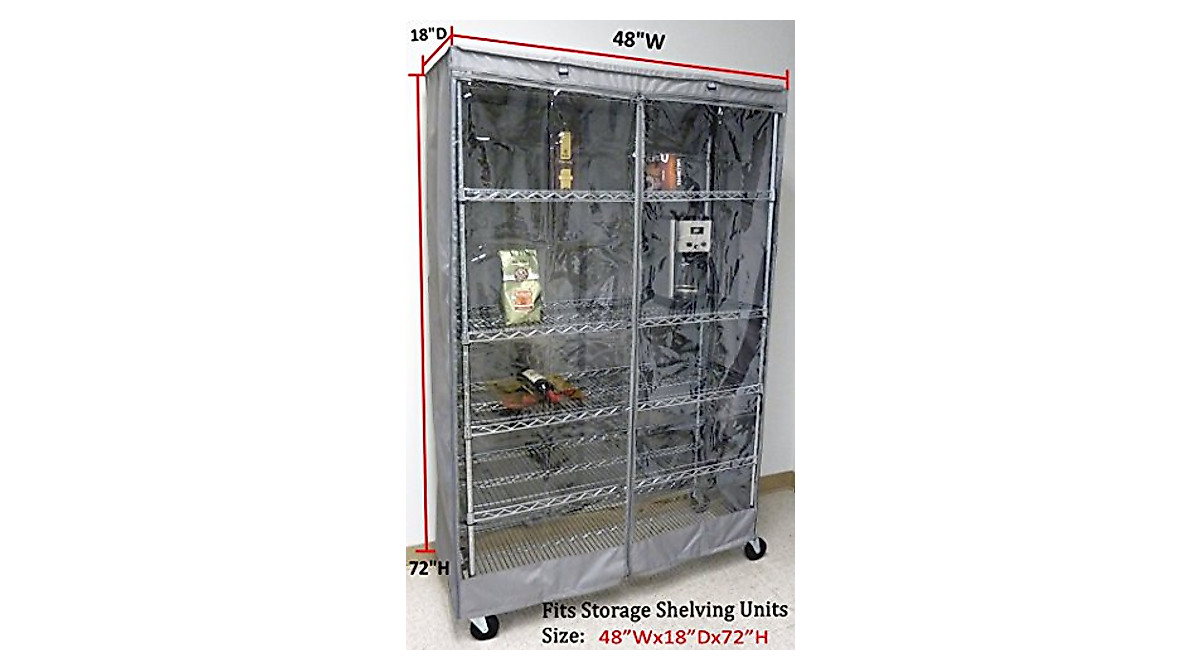 Formosa Storage Shelving Cover for 48x18x72 Racks | Dust & Moisture ...