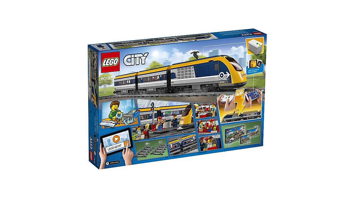 LEGO City Passenger Train 60197 Set with Remote Control - Fun for All Ages