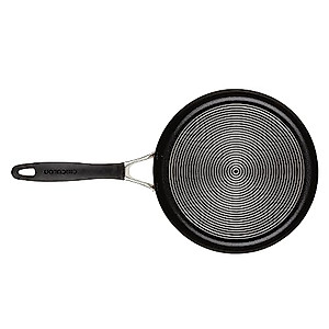 Circulon SteelShield Sauté Pan with Lid and SteelShield Hybrid Stainless and Nonstick Technology, 3 Quart - Stainless Steel