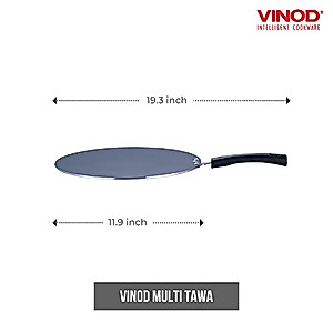 Vinod MT30 Nonstick Flat Multi Tawa 30 cm, 12-Inch