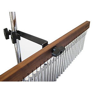 TreeWorks Chimes Complete Chime Set with Mounting Bracket and Bag — MADE IN U.S.A. — Large Single Row, Tennessee Hardwood (TRE35KIT)