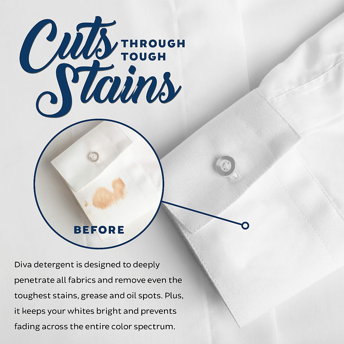 Tyler DIVA Glamorous Wash Laundry Detergent- 1/2 Gallon - With Olivi Stain Remover Pen - Fresh Scented Sachet - Laundry Detergent - For Washing Clothes, Linen, Lingerie, Expensive Fabric, Sheets