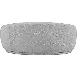 Meridian Furniture 693Grey-L Hyde Collection Modern | Contemporary Boucle Fabric Upholstered Loveseat, Grey, 64" W x 38" D x 27.5" H