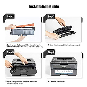 DIGItoner Compatible TN770 TN-770 Toner Cartridge DR730 DR-730 Drun Unit Replacement for Brother HL-L2370DW HL-L2370DWXL MFC-L2750DW MFC-L2750DWXL［2 Toner+1 Drum，Black］