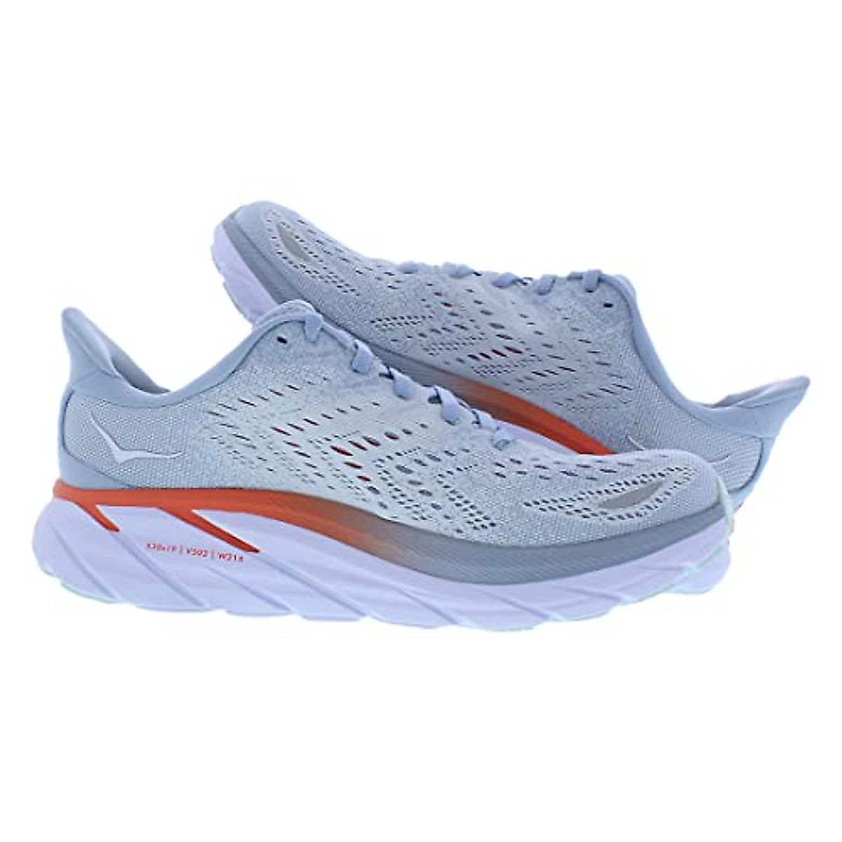 HOKA ONE ONE Clifton 8 Womens Shoes Size 11, Color: Blue Fog/Plein Air