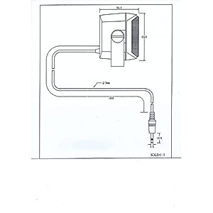 Anteenna TW-09-STRAIGHT Type CB EXTENAL Speaker for Mobile Transceiver (Ham Radio/CB Radio) with Swivel Bracket 5W 1.8M Cable with 3.5mm Mono Straight Type Plug