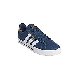 adidas Men's Daily 3.0 Skate Shoe, Crew Navy/White/Core Black, 12