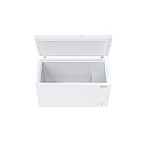 Hamilton Beach HZ4941 14 cu ft Upright Convertible Fridge/Freezer-Frost Free-Reversible Door-Removable Glass Shelves-LED Interior Light, White