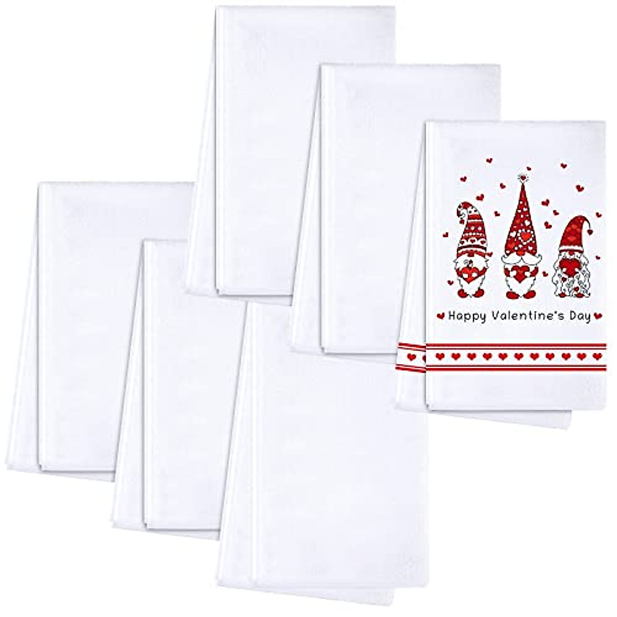 Sublimation Blank Towels, DIY Microfiber Kitchen Towels, Modern Multi Purpose Dish Towels for Kitchen Cleaning, 16 x 24 Inch (6 Pieces)