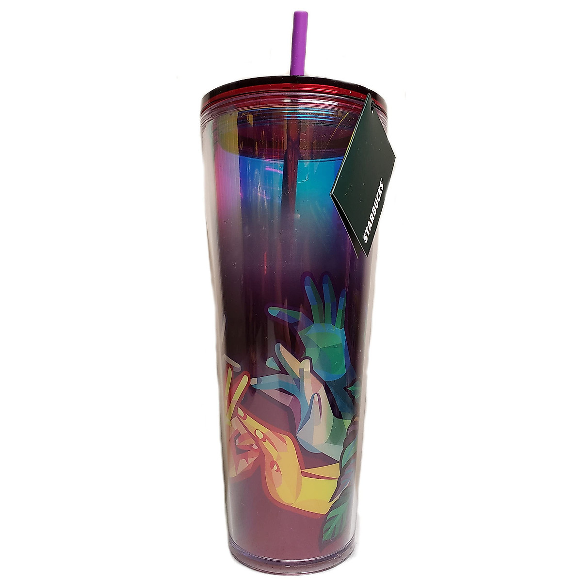 Starbucks 2021 American Sign Language ASL Hand Movements Venti Tumbler 24 oz