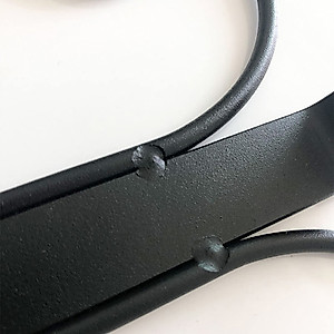 Wine Glasses Rack Under Cabinet Stemware Rack,Wine Glass Hanger Rack Wire Wine Glass Holder Storage Hanger for Cabinet Kitchen Bar BlackL