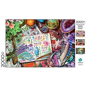 Buffalo Games - Aimee Stewart - Happy Vibes - 2000 Piece Jigsaw Puzzle for Adults Challenging Puzzle Perfect for Game Nights - 2000 Piece Finished Size is 38.50 x 26.50