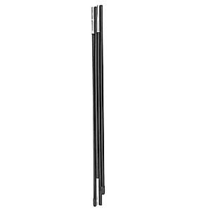 Aluminum Tent Poles for Tarp, Four Sections in One, Total Length 1.8m Adjustable Tarp Poles for Camping Backpacking