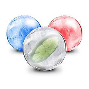 Ice Balls Mold - Individual Trays To Freeze Water Into Balls - Set of 4
