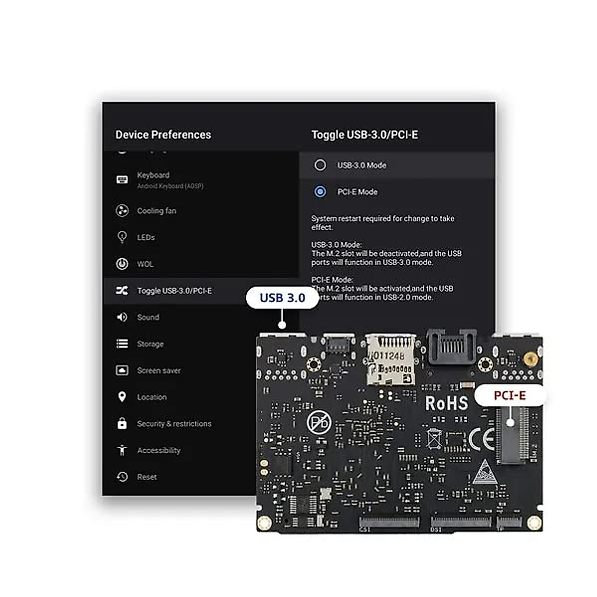 Khadas VIM3 4+32GB Amlogic A311D Single Board Computer with 5.0 Tops NPU Mini PC Desktop Run ...