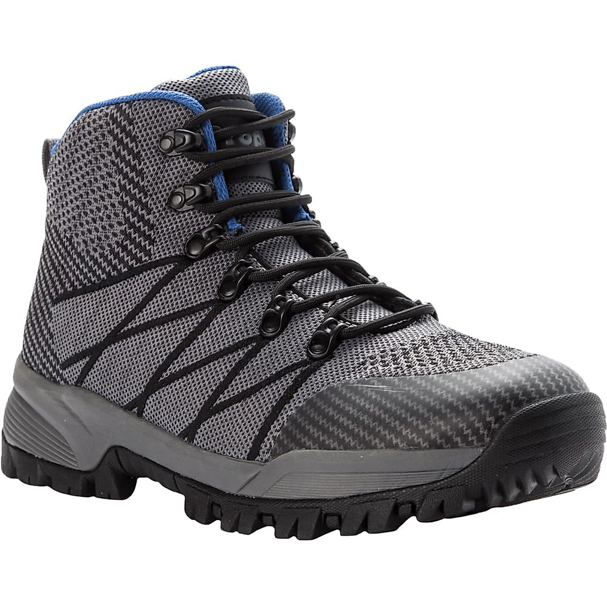 Propét Men's Traverse Hiking Boot, Grey/Black, 09 3E US