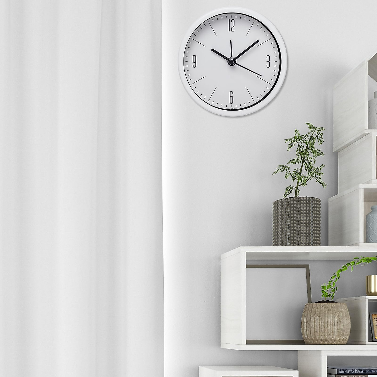 ifundom Clock Mechanism Replacement, Quartz Clock Movement Mechanism Replacement Battery Operated DIY Repair Parts Replacement (A(Thread Length 5/32inch))