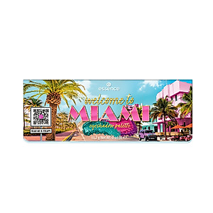 essence | Welcome to Miami Eyeshadow Palette | 12 Highly Pigmented, Matte & Metallic Shades | Vegan & Cruelty Free & Paraben Free