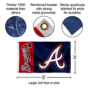 WinCraft Atlanta Flag 3x5 Banner