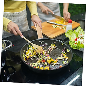 Yardenfun Saucepan Handle Stockpots Handle Cookware Handle Frying Pan Handle Wok Handle Replacement Pan Handle Pot Side Handle Fry Pot Grip Handle Pan Handles Wood Pot Handle Universal