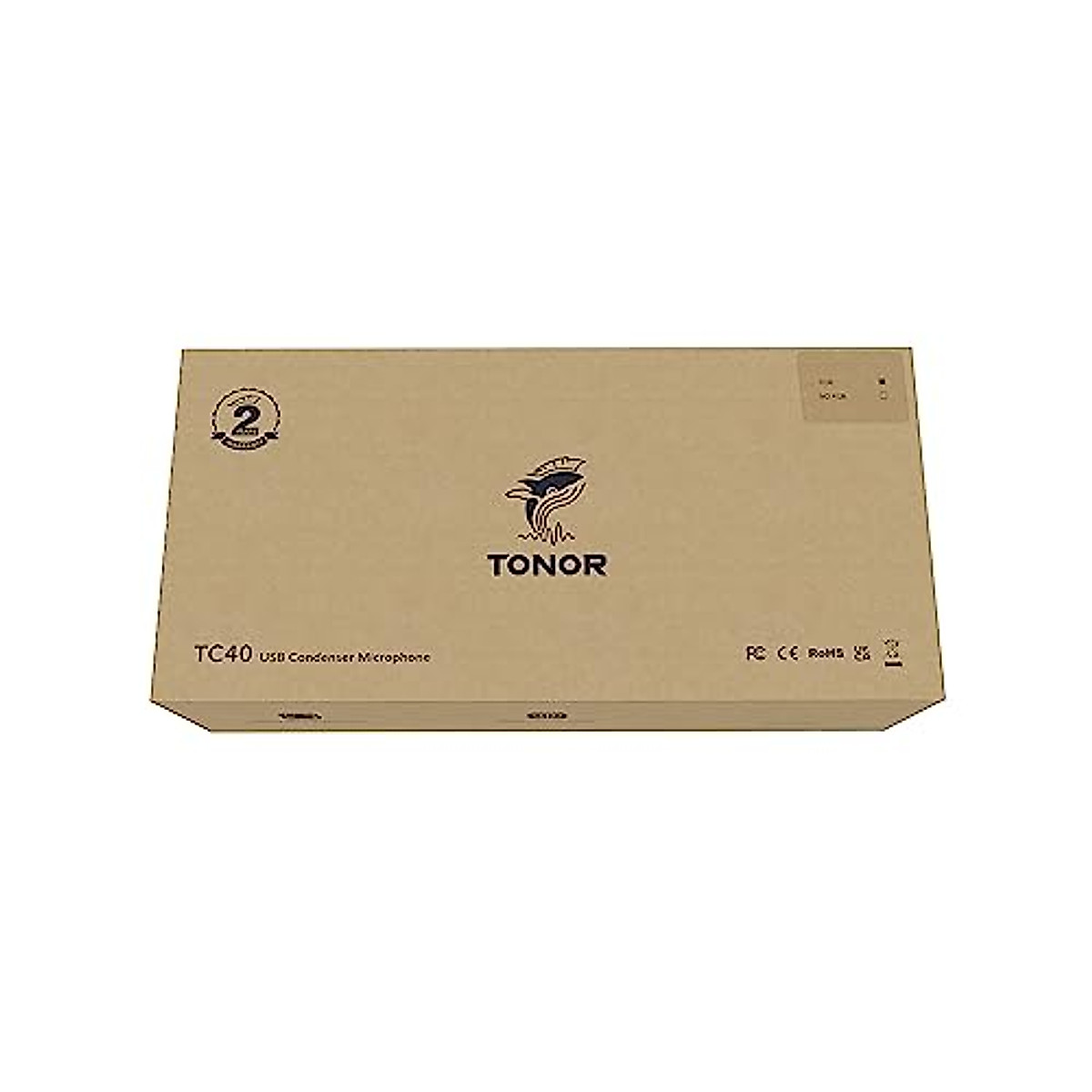 TONOR USB Microphone, Gaming RGB Microfono, PC Podcast Recording Cardioid Computer Mic Kit for Streamer, PS4/5 Gamer, Youtuber, Studio Condenser Laptop Mic with Adjustable Boom Arm Stand TC40 RGB