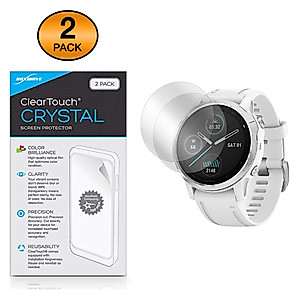 BoxWave Screen Protector for Garmin Fenix 6S Pro (42mm) (Screen Protector ClearTouch Anti-Glare (2-Pack), Anti-Fingerprint Matte Film Skin