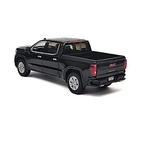 2019 GMC Sierra 1500 Denali Crew Cab Pickup Truck Black 1/24-1/27 Diecast Model Car by Motormax 79362