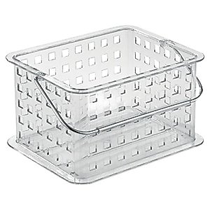 InterDesign Clarity Basket, Small, Clear