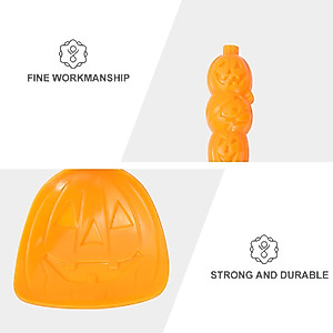 Halloween Pumpkin Carving Tools, 4 Piece Professional Stainless Steel Pumpkin Carving Kit for for Halloween Decoration Jack-O-Lanterns Halloween Present(Carving Knife + Shovel)