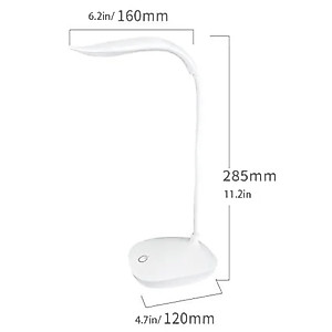 ZABEES Desktop Desk Lamp Led USB Rechargeable Student Reading Lamp Lighting Eye Protection Room Night Light Bedroom Bedside