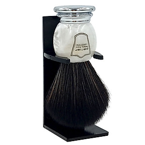 Parker Ultra Soft SYNTHETIC Bristle Shaving Brush - For Sensitive Skin