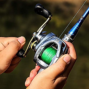 Sougayilang Baitcasting Reel, 17.64 LB Drag Powerful Baitcasters,11+1 Shielded Stainless-Steel Ball Bearings Baitcast Fishing Reels
