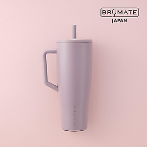 Blumate Ella Lilac Dusk 40 oz (1180 ml) Vacuum Straw Tumbler with Locking Lid That Won't Leak Even When Upside Down, Ice Will Remain Even After 24 Hours! Incredibly Cold Retention, Brumate Era Lilac