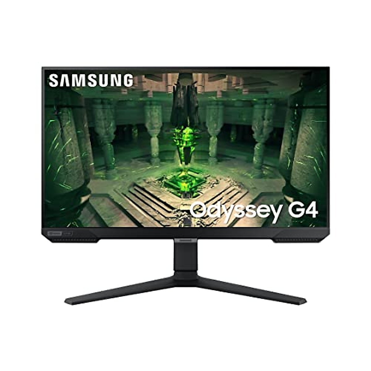 SAMSUNG 25" Odyssey G4 Series FHD Gaming Monitor, IPS, 240Hz, 1ms, G-Sync Compatible, AMD FreeSync Premium, HDR10, Ultrawide Game View, DisplayPort, HDMI, Fully Adjustable Stand, LS25BG402ENXGO