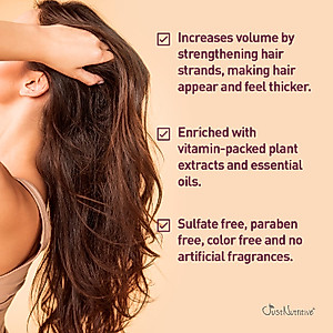 Grow New Hair Shampoo | Healthy Hair Growth | Natural Shampoo | For Both Men And Women | Hair Care | Hair Growth | Just Nutritive | 16 fl oz