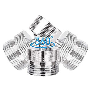 4 Pieces Garden Hose Adapter Kit Faucet Adapter Kit, Multi-Thread Sink to Hose Adapter Water Filter Adapter Female to Female / Male to Female, Swivel Faucet Aerator Adapter Water Hose Adapter