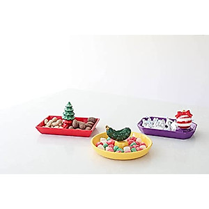 Nora Fleming pinstripes dainty dishes - brights MEL09