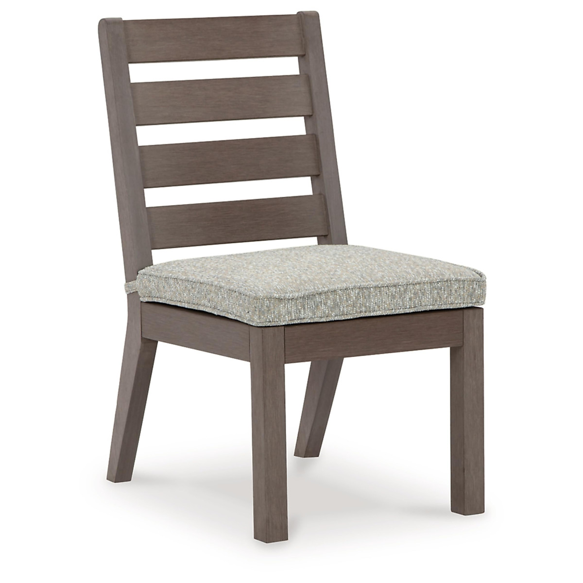 Signature Design by Ashley Hillside Barn Outdoor Dining Chair, Set of 2, 20" W x 27" D x 37" H, Light Brown & Light Gray