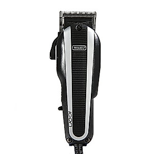 Wahl Professional Icon Clipper - Full Size With Ultra Powerful V9000 Motor for Professional Barbers and Stylists - Model 8490-900, Black