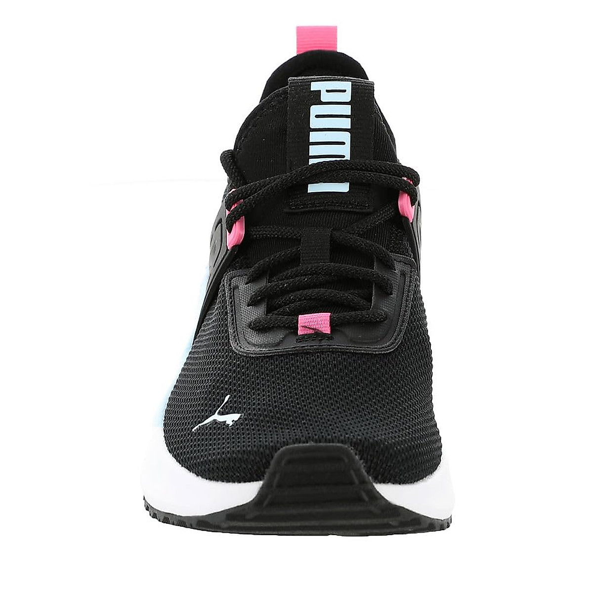 PUMA Women's Pacer 23 Sneaker, Black-Silver Sky-Strawberry Burst, 8.5