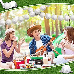 5 Pieces Golf Party Decorations Golf Party Supplies Golf Party Banners Golf Bunting Hanging Banners Golf Paper Garlands for Sports Theme Birthday (Golf Style)