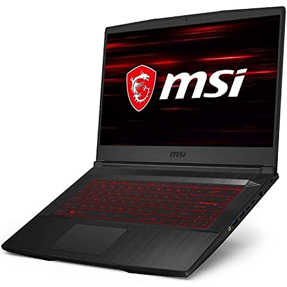 MSI GF65 Thin 10UE Gaming Laptop: 15.6" 144hz IPS-Level Screen, Intel 10th Gen i5-10500H, NVIDIA GeForce RTX3060, 512GB SSD, 8GB Memory, Black