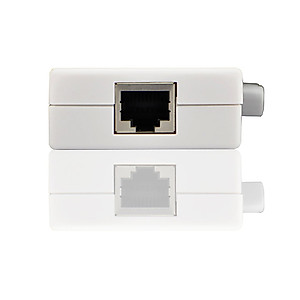 iKKEGOL Mini 2-Port RJ45 Network Key-Press Switch Splitter Selector Box 100M 2-in 1-Out or 1-in 2-Out