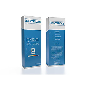 Bolosticks Fentanyl Test Strip Kit - Art Filled, Compact & Festival Ready - Rapid Test Strips, Testing Surface, Test Tube, Sample Scraper, and Info Booklet (Pack of 5)