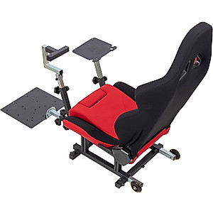 SimFab Add-on Mounting Bracket Kit Configuration #8 Compatible With Thrustmaster TCA Yoke And Throttle Boeing Edition (Yoke, Throttle And Rudder Pedals Bracket Kit)