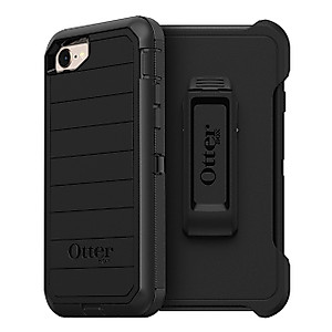 OtterBox DEFENDER SERIES Case for iPhone SE (3rd and 2nd gen) and iPhone 8/7 - BLACK
