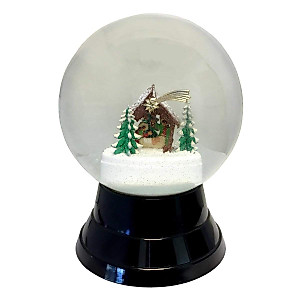 Alexander Taron PR1726 Perzy Snowglobe-Large Nativity-7" H W x 5" D, Gray