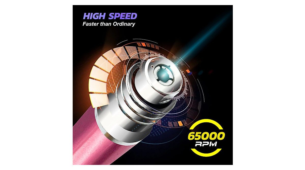 Professional 3mm Air Micro Grinder Kit - 65,000 RPM