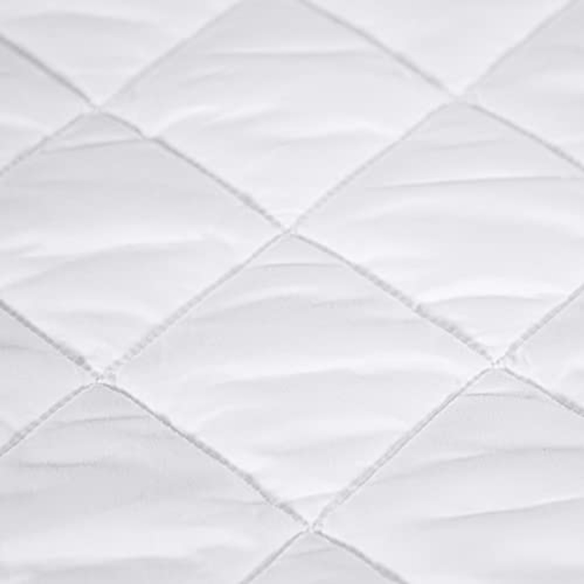 SERTA Power Clean Quilted Soft Waterproof Mattress Pad Protector with 15" Deep Pocket, Twin XL, White